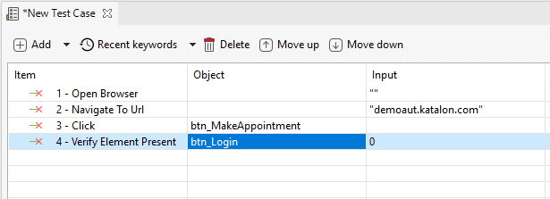 Common validation statements with Katalon Studio